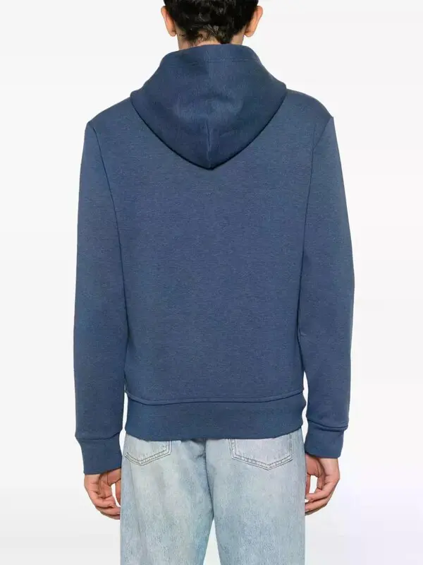 Polo Ralph Lauren Polo Pony-embroidered Zip-up Hoodie - Blue