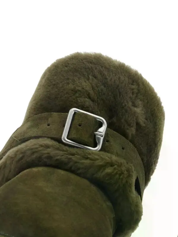Burberry Shearling Buckle Boots