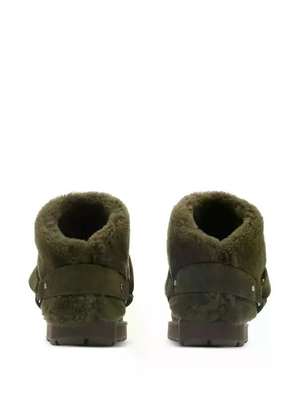 Burberry Shearling Buckle Boots