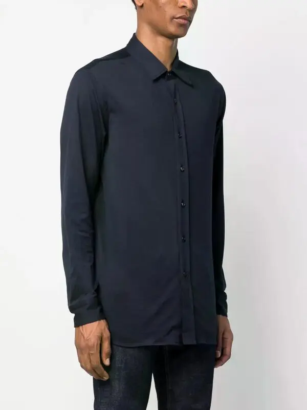 Brioni Spread-collar Cotton Shirt
