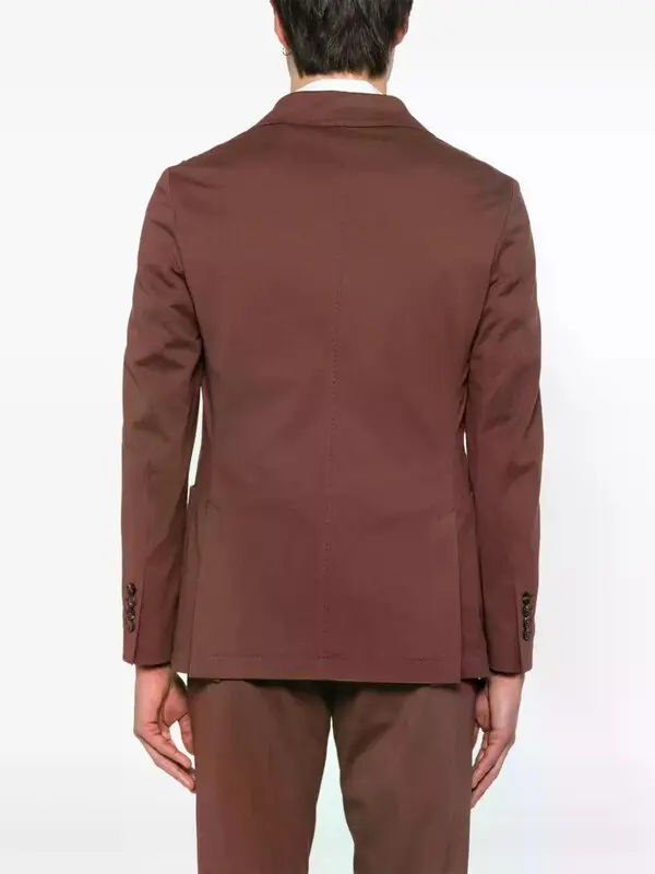 CIRCOLO 1901 Piqué-weave Blazer - Brown
