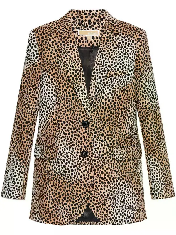 Michael Kors Cheetah-print Blazer - Neutrals