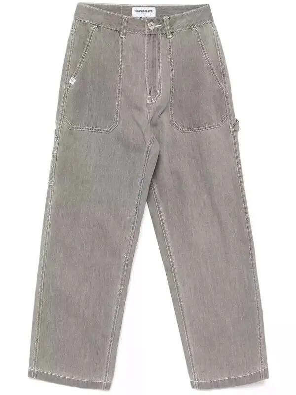 CHOCOOLATE Wide-leg Work Jeans
