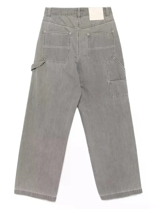CHOCOOLATE Wide-leg Work Jeans