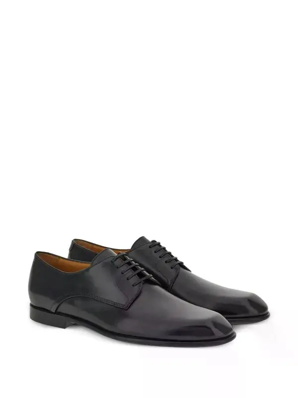 FERRAGAMO Lace-up Leather Derby Shoes