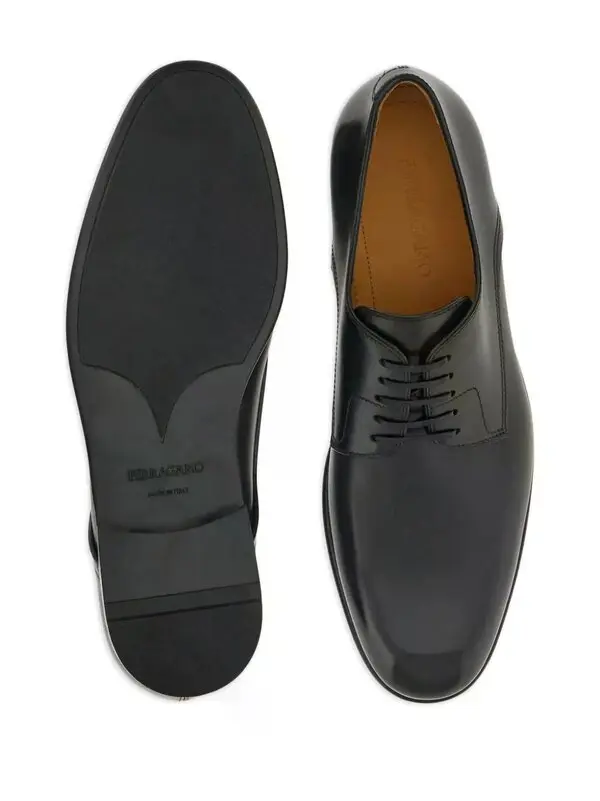 FERRAGAMO Lace-up Leather Derby Shoes