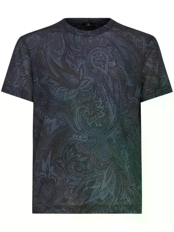 Etro Paisley-print Short-sleeve T-shirt