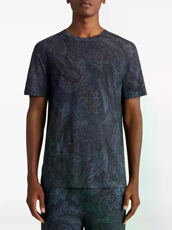 Etro Paisley-print Short-sleeve T-shirt