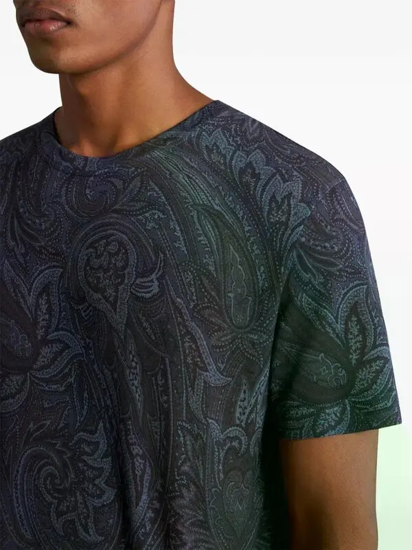 Etro Paisley-print Short-sleeve T-shirt