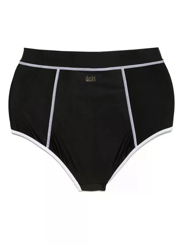 DUSKII High-waisted Zipped Swim Bottom