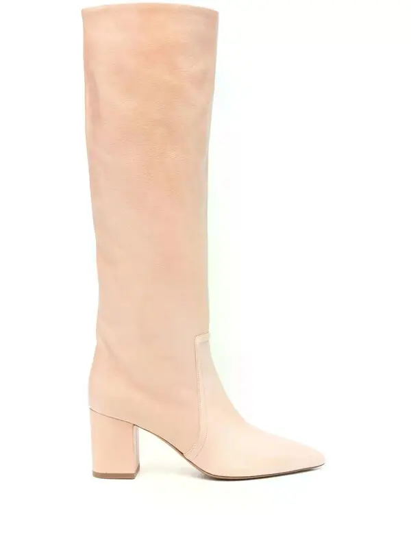 Paris Texas Anja 70mm Leather Boots - Neutrals