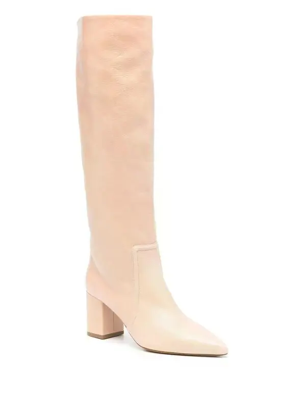 Paris Texas Anja 70mm Leather Boots - Neutrals