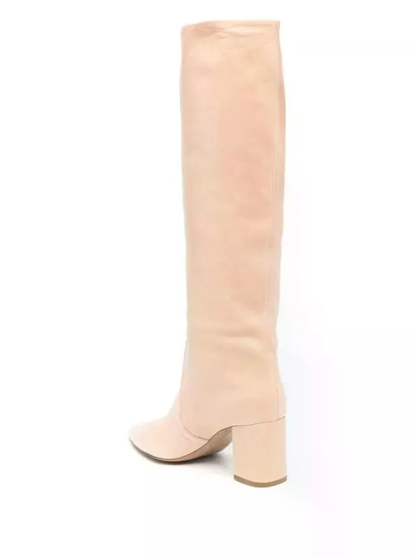 Paris Texas Anja 70mm Leather Boots - Neutrals