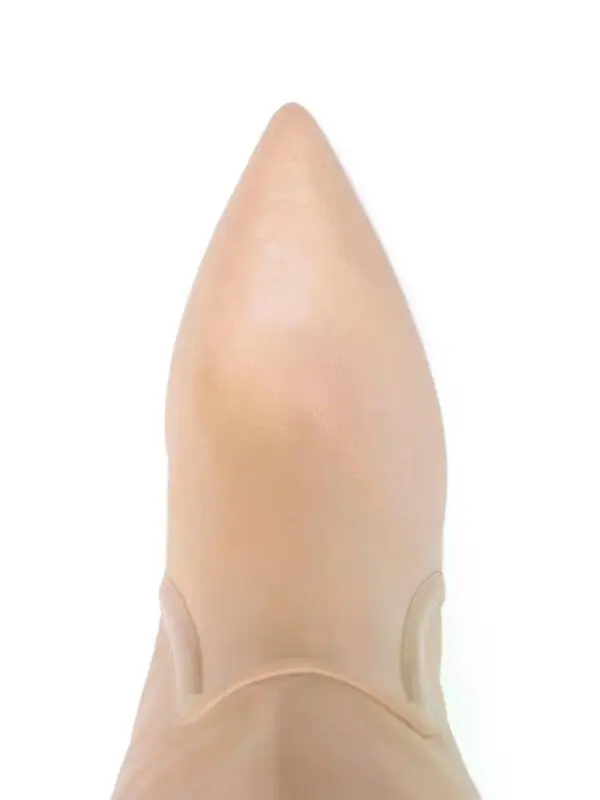 Paris Texas Anja 70mm Leather Boots - Neutrals