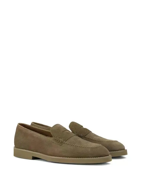 DOUCAL'S Suede Loafers - Brown