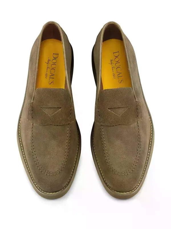DOUCAL'S Suede Loafers - Brown