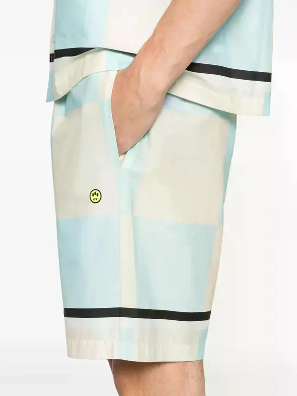 BARROW Check-pattern Shorts