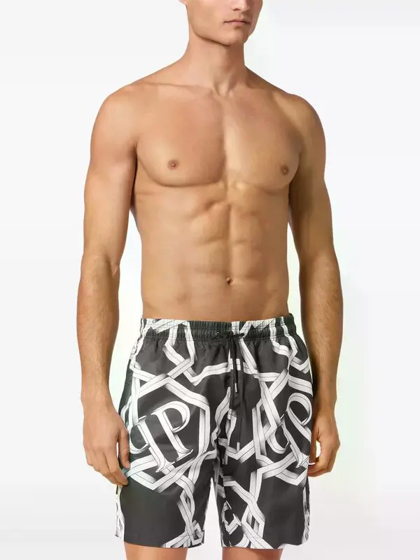 Philipp Plein Printed Swim Shorts