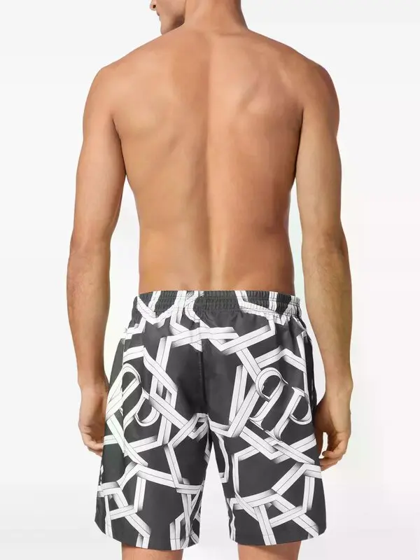 Philipp Plein Printed Swim Shorts
