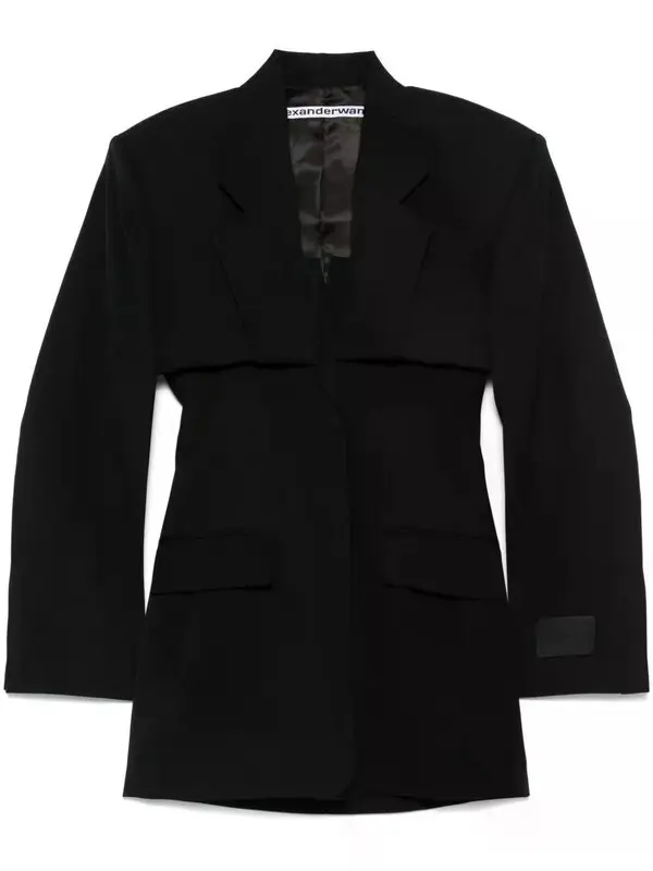 Alexander Wang Layered Mini Dress - Black