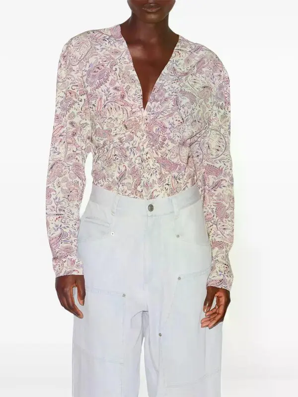 MARANT ETOILE Zekia Blouse - Neutrals