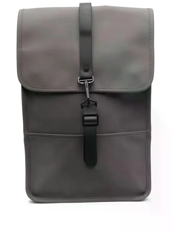 Rains Carabiner-fastening Backpack - Grey