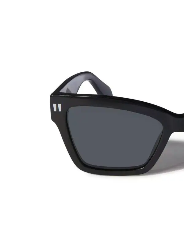 Off-White Cincinnati Rectangle-frame Sunglasses - Black