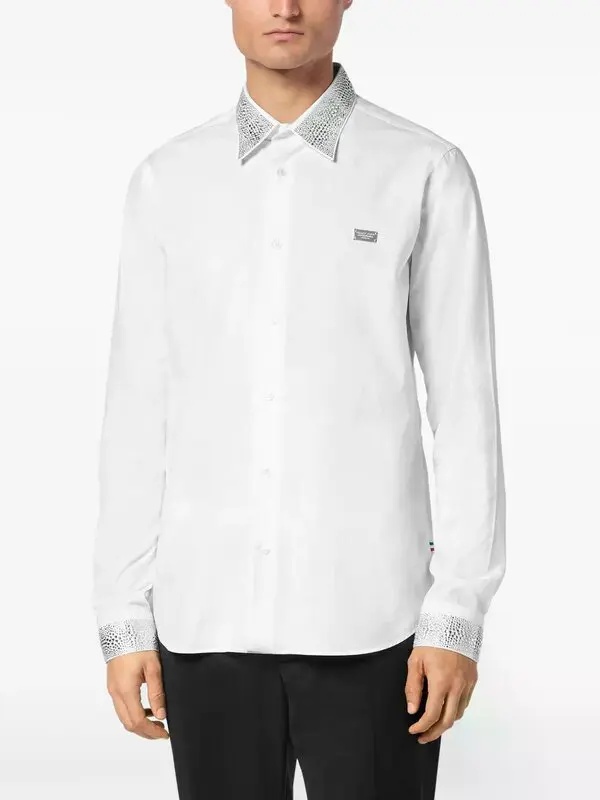 Philipp Plein Crystal-embellished Shirt