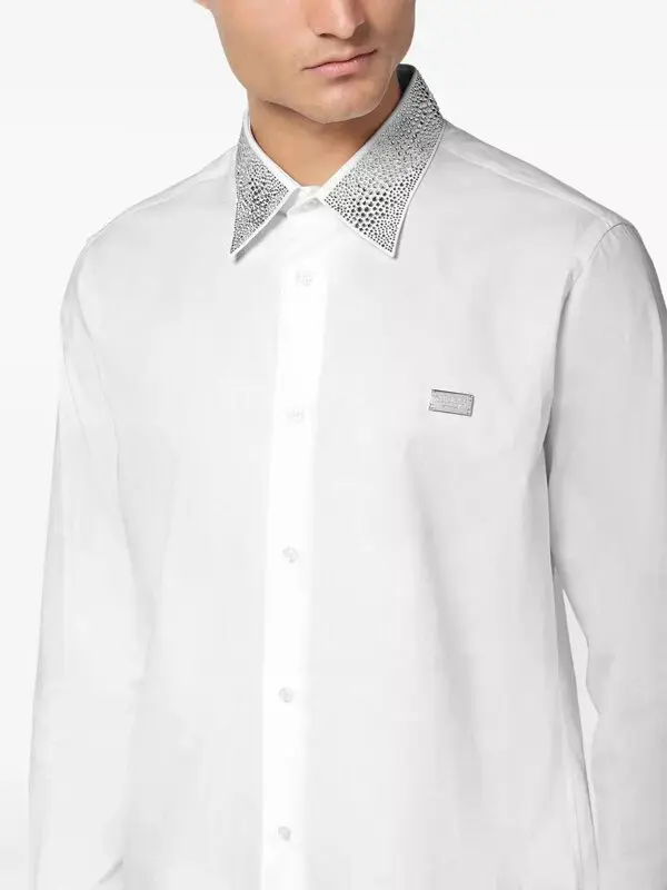 Philipp Plein Crystal-embellished Shirt