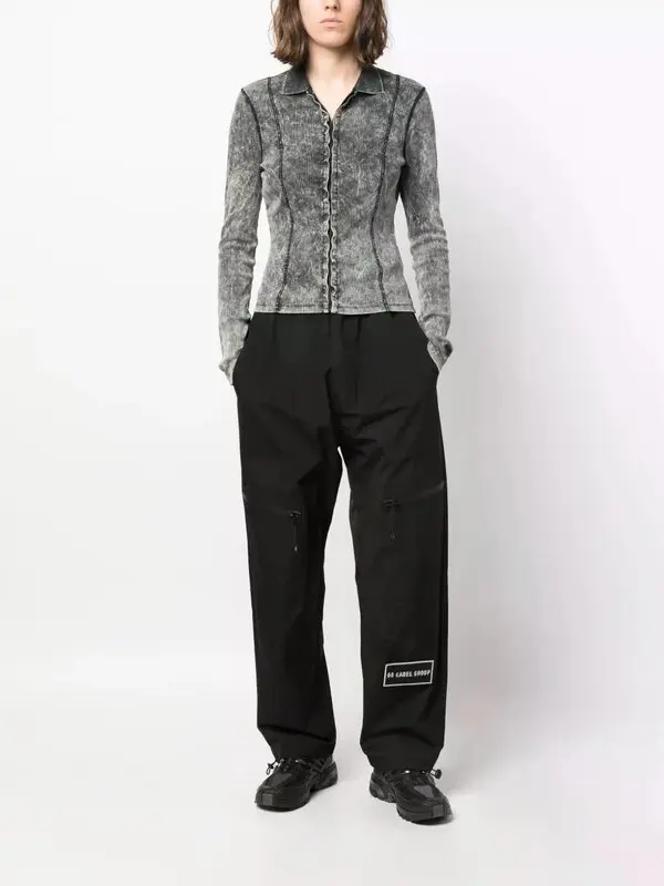 44 LABEL GROUP Logo Patch Straight-leg Trousers