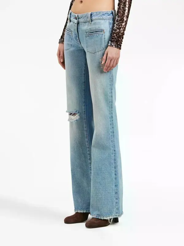 Palm Angels Low-rise Bootcut Jeans