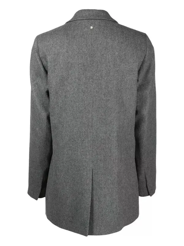 Lorena Antoniazzi Mélange-effect Single-breasted Blazer