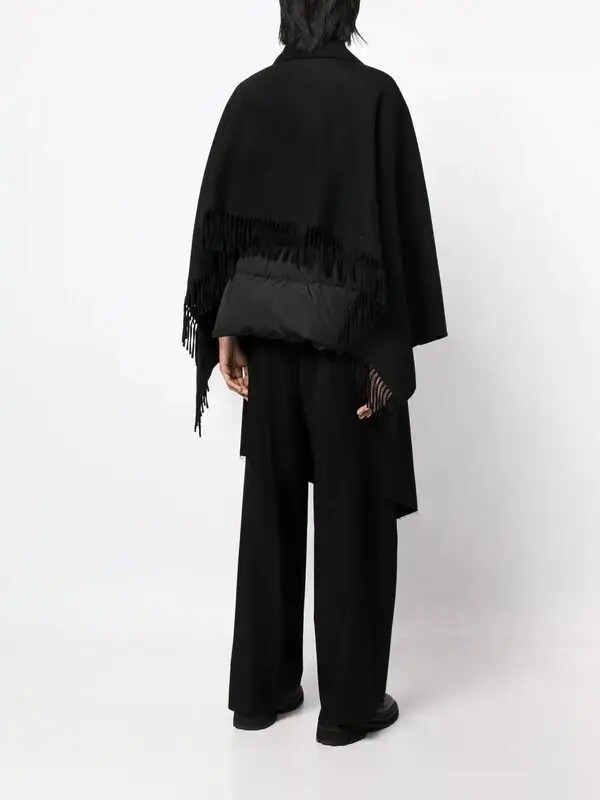 Goen.j Layered-fringed Cape Coat