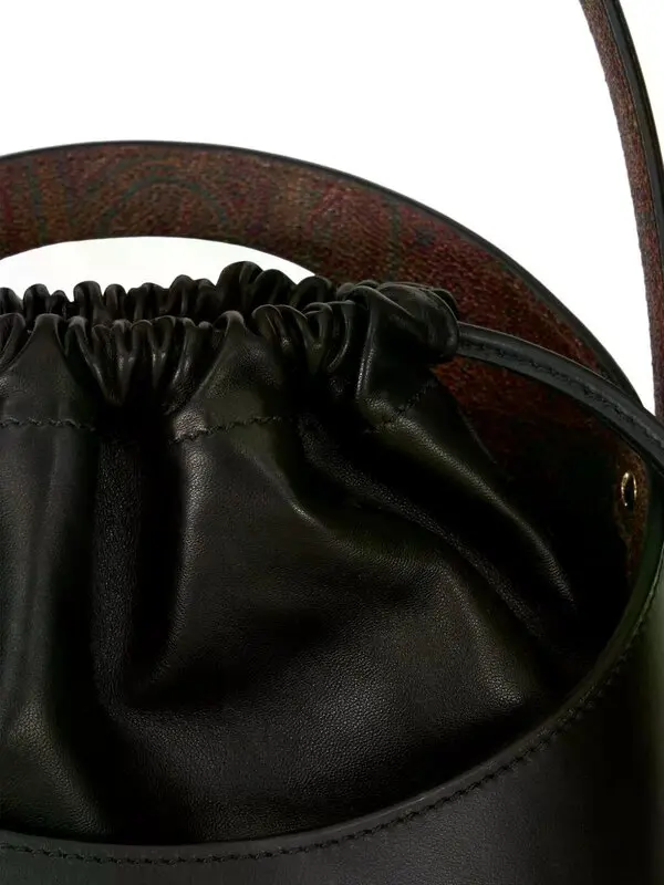 Etro Saturno Leather Bucket Bag