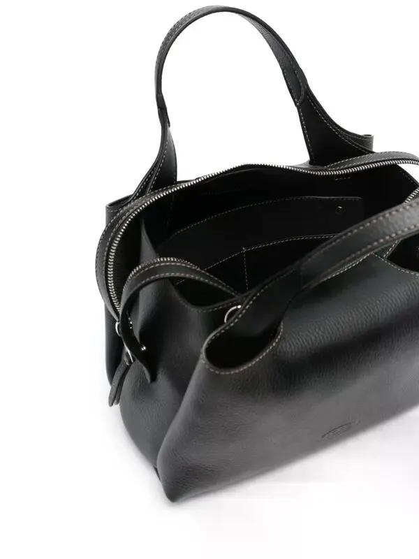 TOD'S Leather Boston Tote Bag