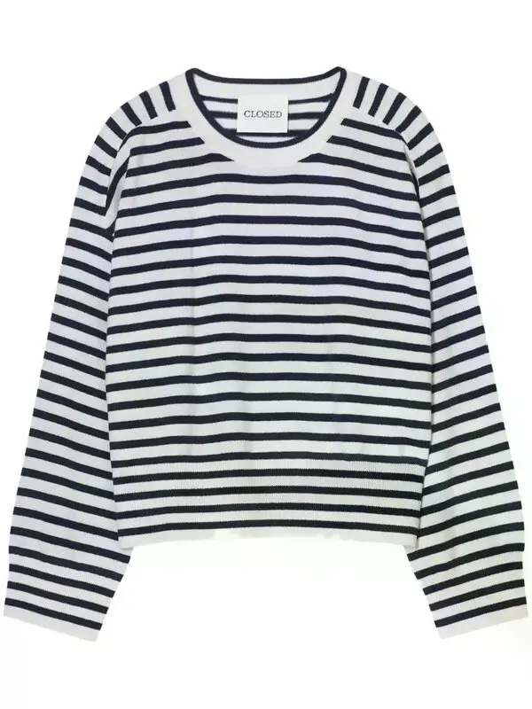 Closed Striped Cashmere Sweater - Blue