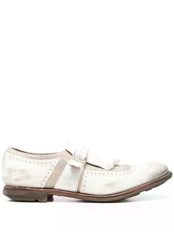 Church's Distressed-finish Monk Shoes