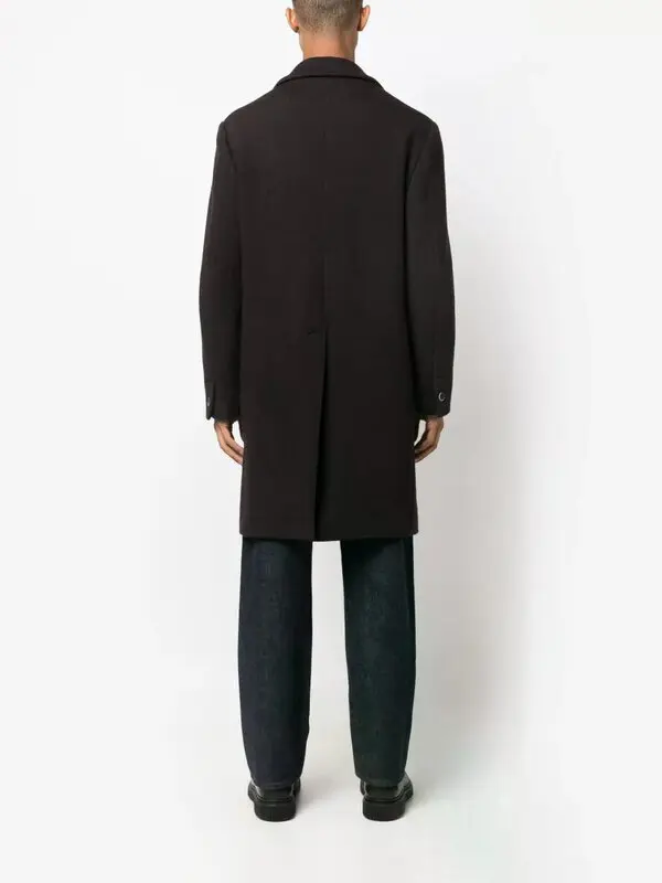 Barena Venezia Notched-collar Single-breasted Coat - Brown