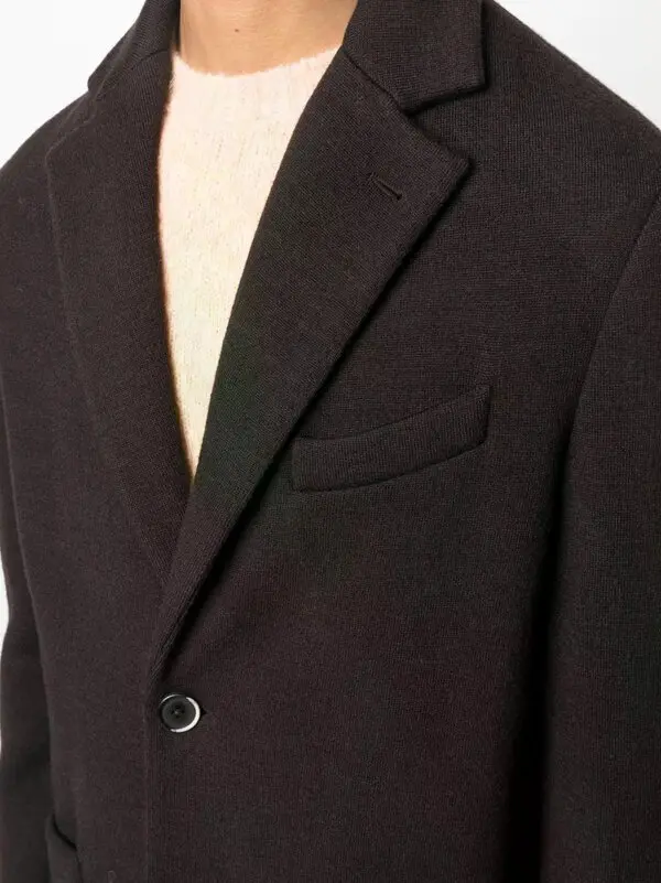 Barena Venezia Notched-collar Single-breasted Coat - Brown