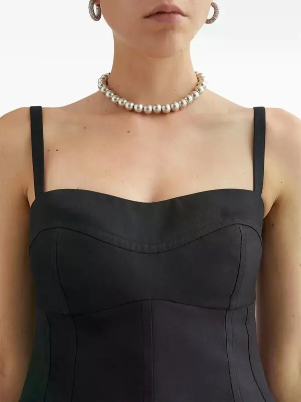 JIL SANDER Sleeveless Bustier Top