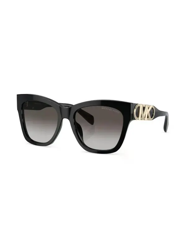 Michael Kors Logo Plaque Tinted Sunglasses - Black