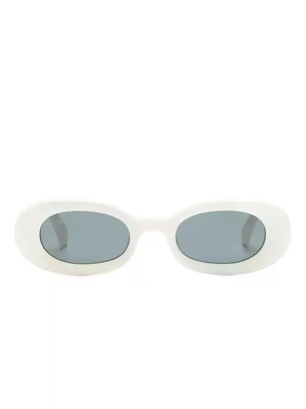 Off-White Amalfi Oval-frame Sunglasses - White