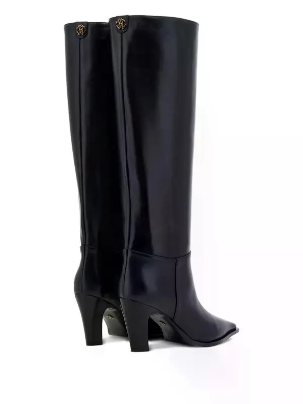 Roberto Cavalli Knee-high Leather Boots