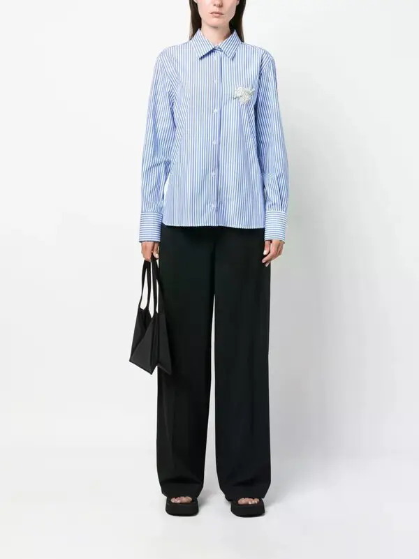 MSGM Wide-leg Tailored Trousers