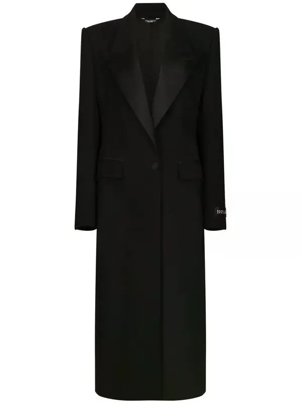 Dolce & Gabbana Peak-lapel Single-breasted Coat
