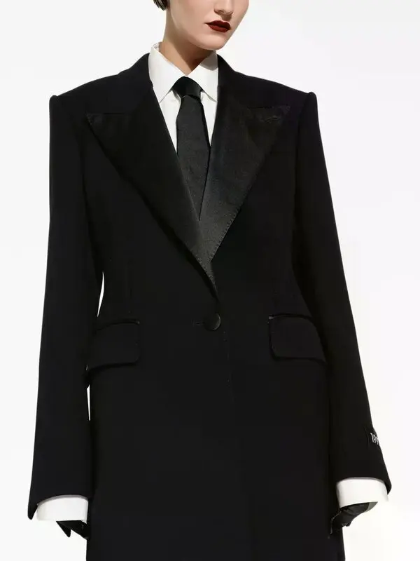 Dolce & Gabbana Peak-lapel Single-breasted Coat