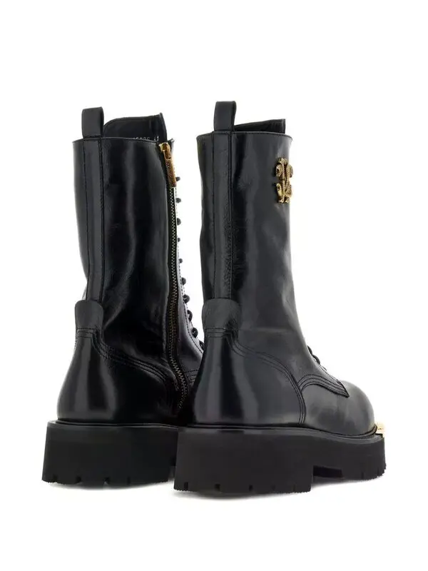 Roberto Cavalli Lace-up Combat Boots