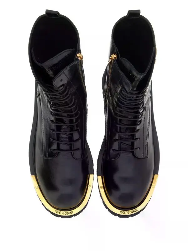 Roberto Cavalli Lace-up Combat Boots