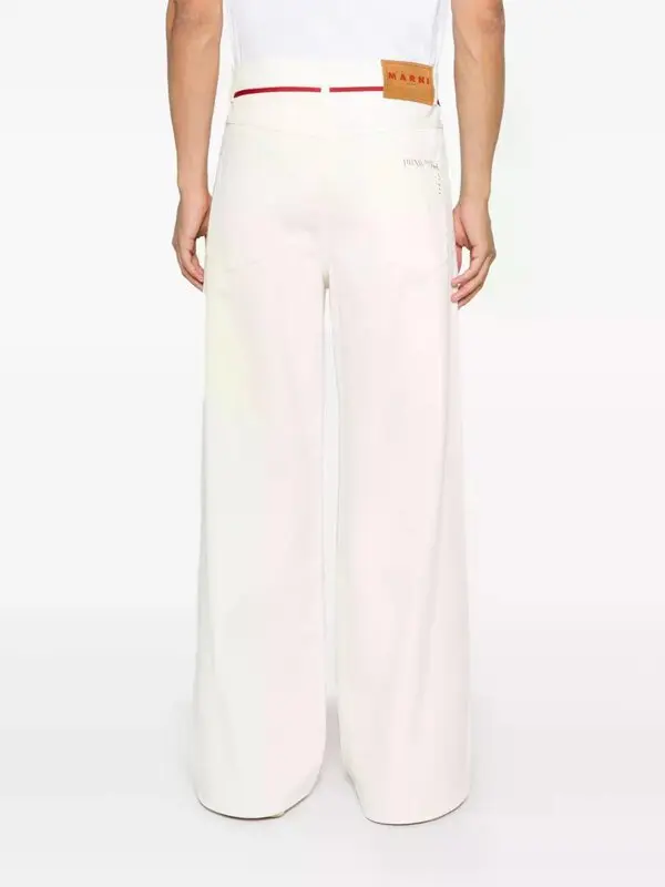 Marni Logo-embroidered Jeans