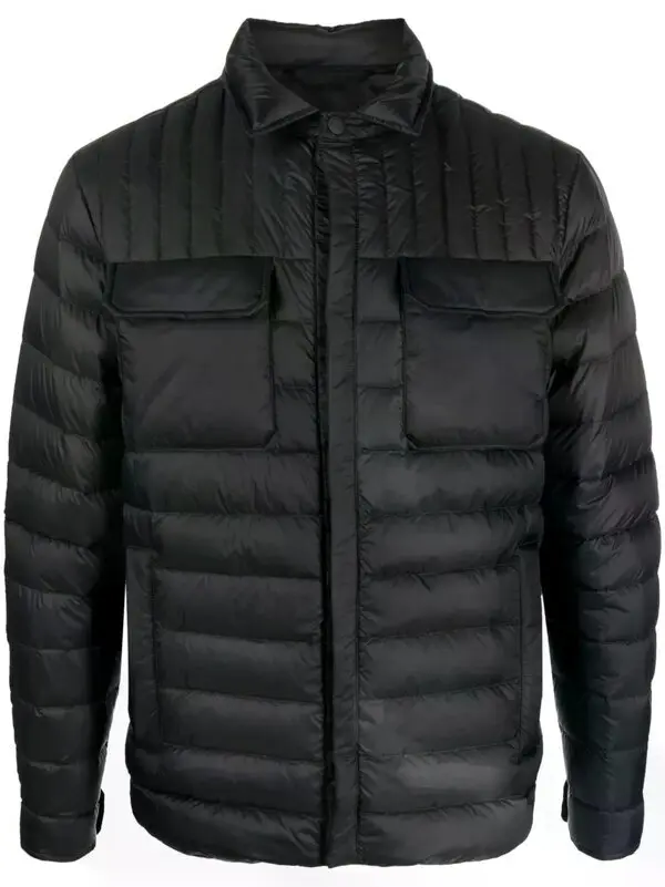 Kiton Padded Quilted Shirt Jacket